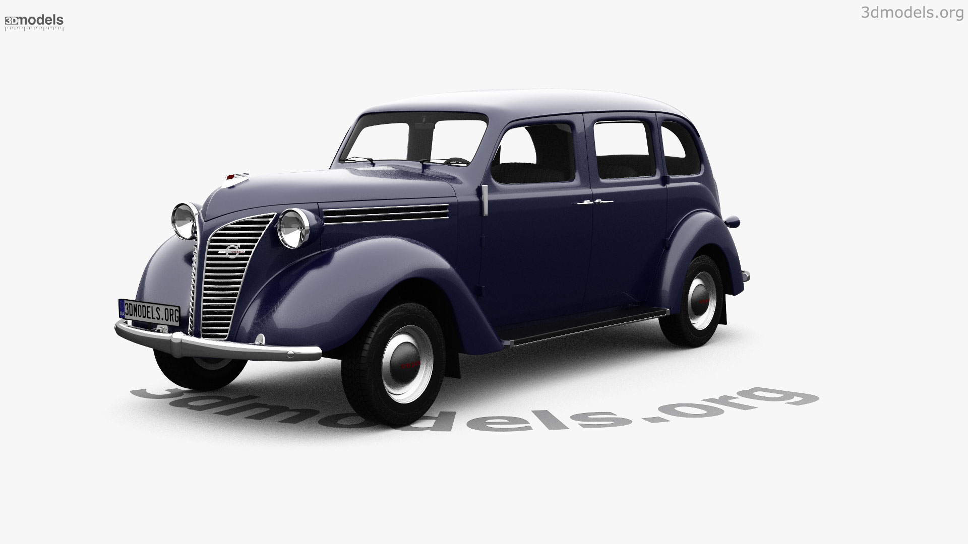 360 view of Volvo TR802 1941 3D model - 3DModels store