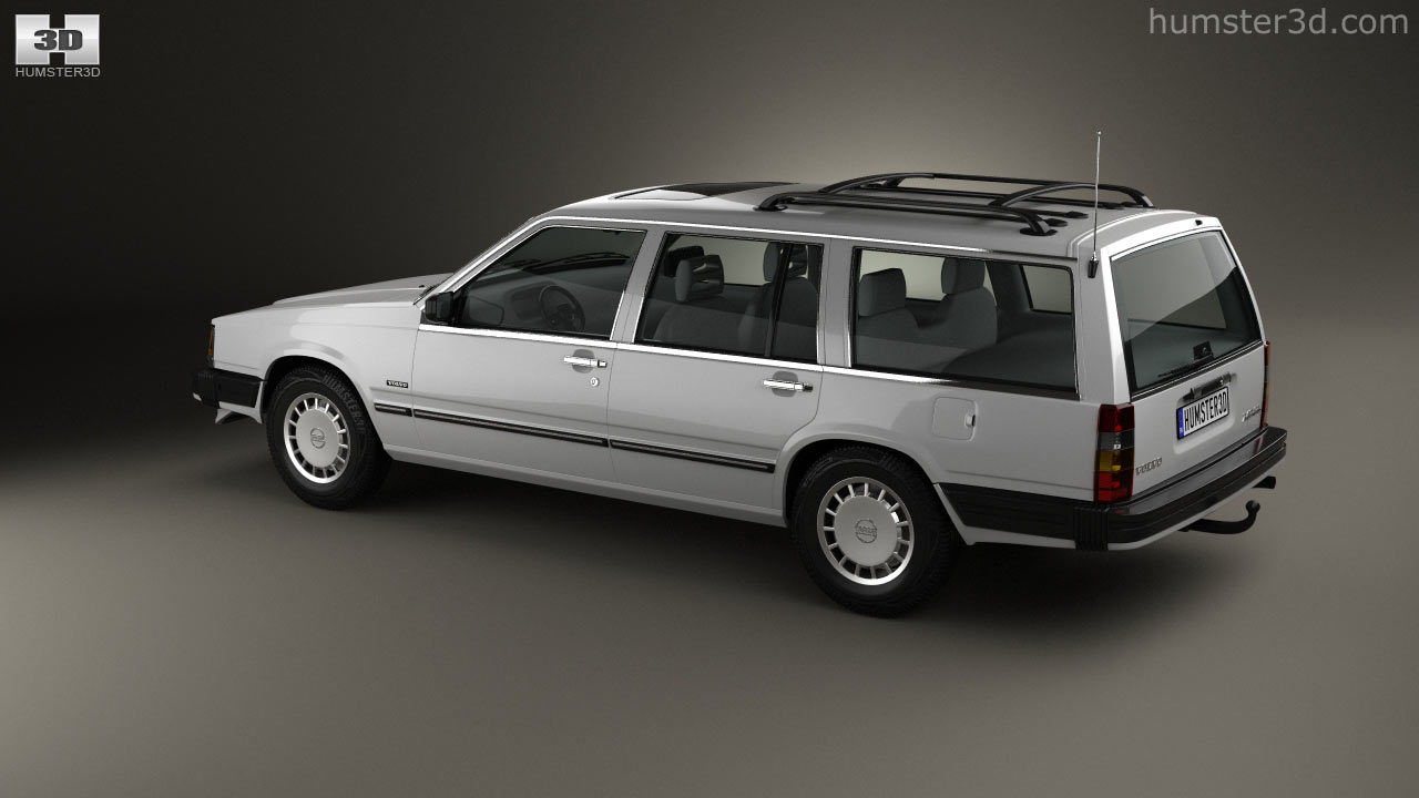360 view of Volvo 745 kombi 1992 US 3D model - 3DModels store