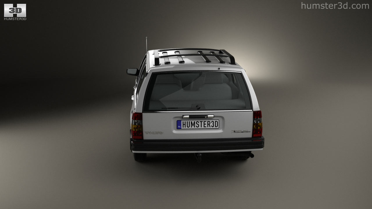 360 view of Volvo 745 kombi 1992 US 3D model - 3DModels store