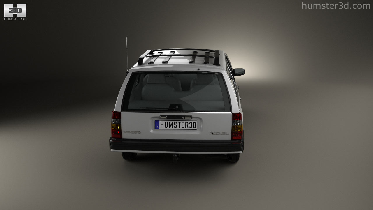 360 view of Volvo 745 kombi 1992 US 3D model - 3DModels store
