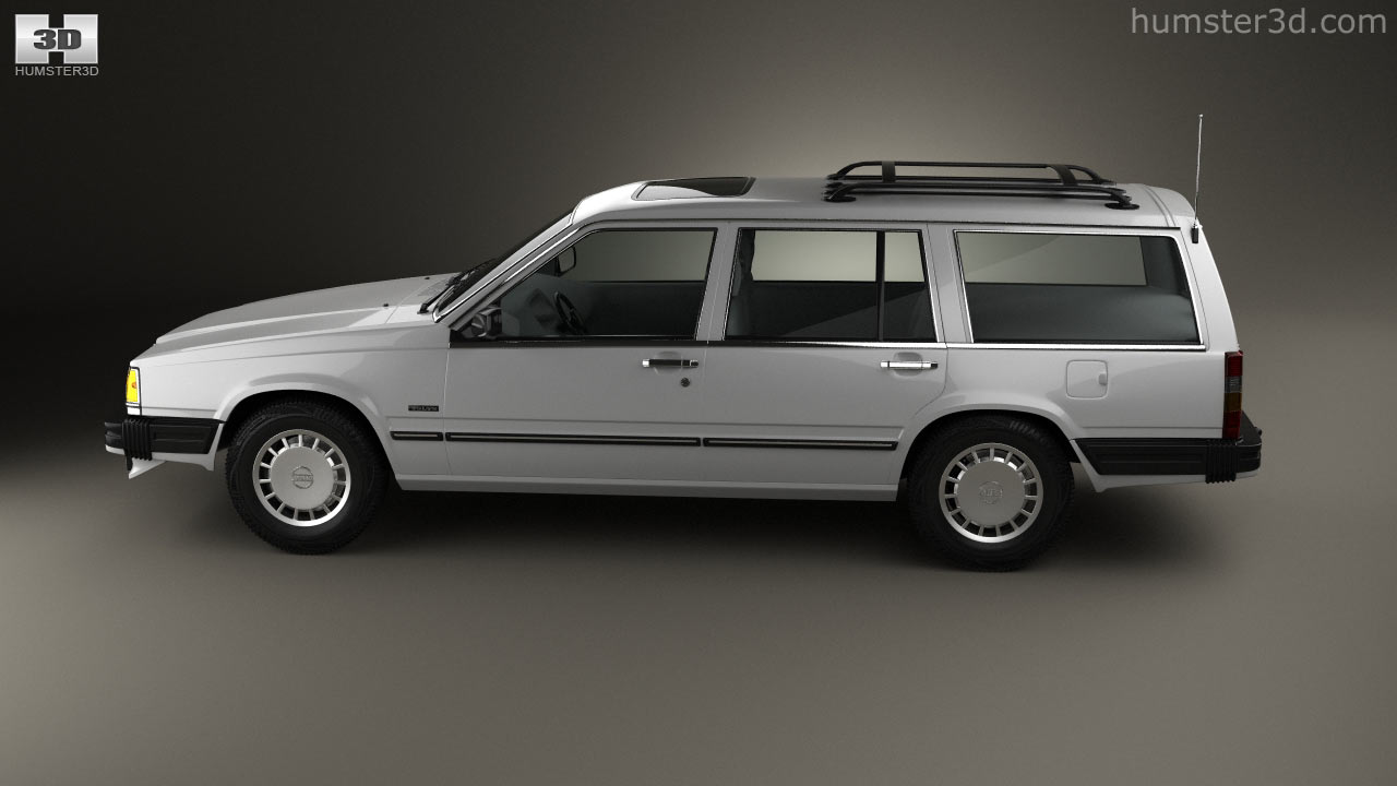 360 view of Volvo 745 kombi 1992 US 3D model - 3DModels store