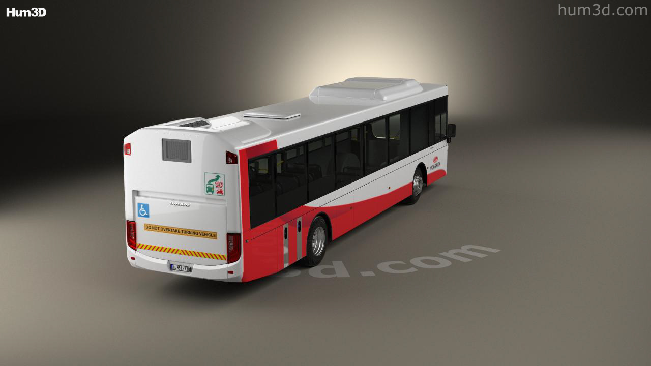 360 view of Volvo B7RLE bus 2015 3D model - 3DModels store
