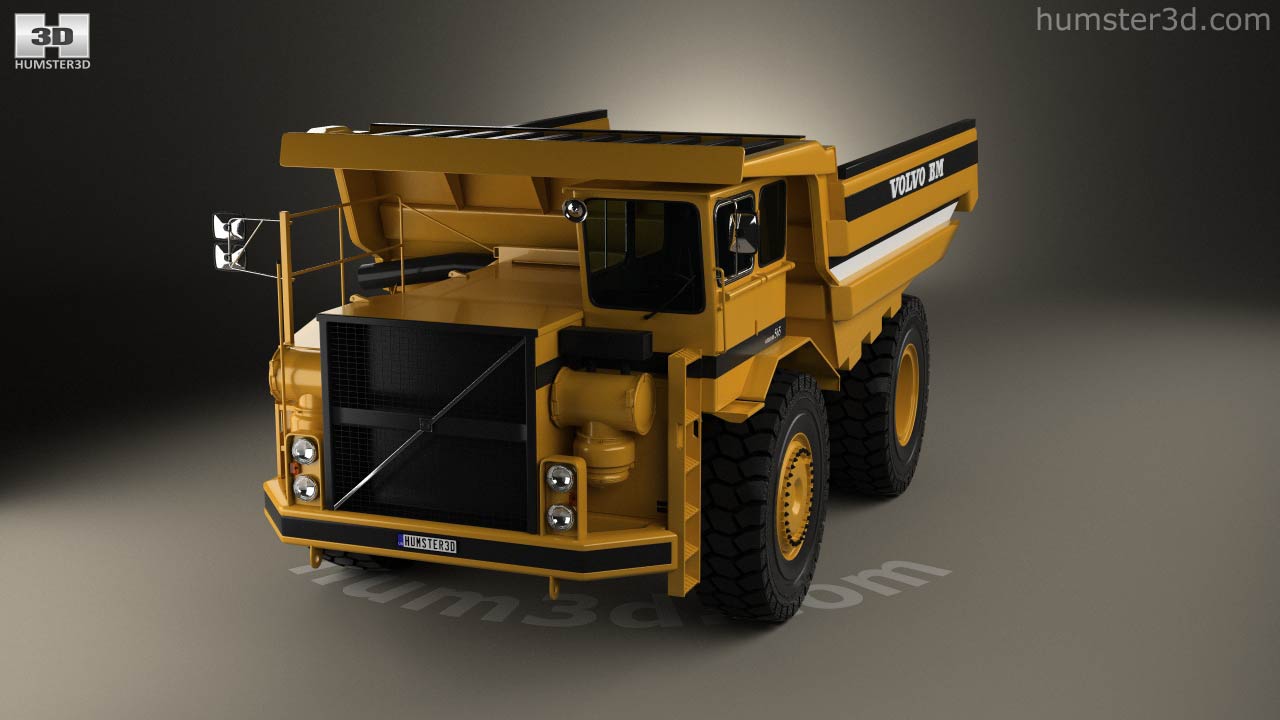 360 view of Volvo BM Kockum 565 Dump Truck 2019 3D model - 3DModels store