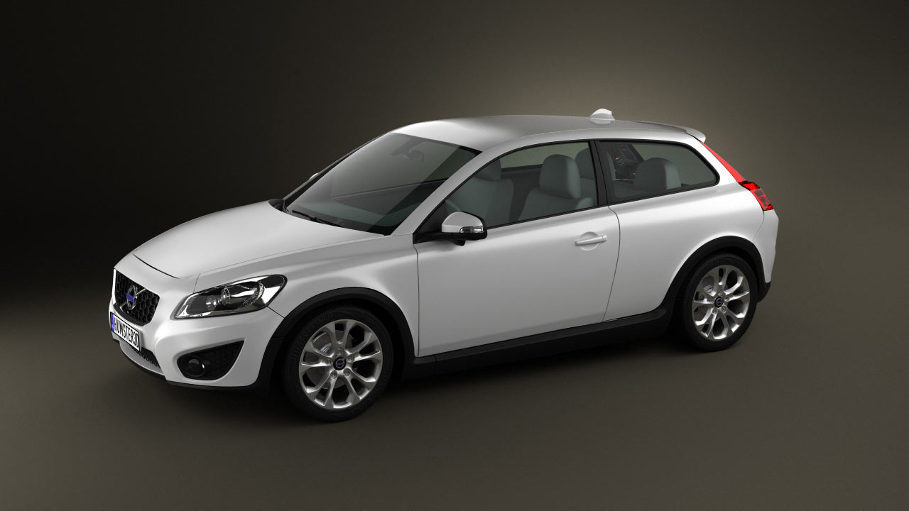 360 view of Volvo C30 2014 3D model - 3DModels store