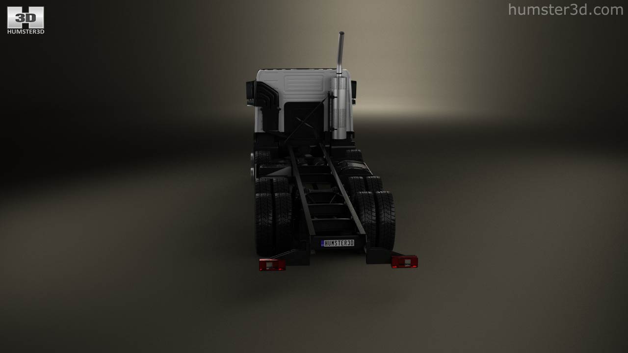 360 view of Volvo FM Chassis Truck 4-axle 2015 3D model - 3DModels store