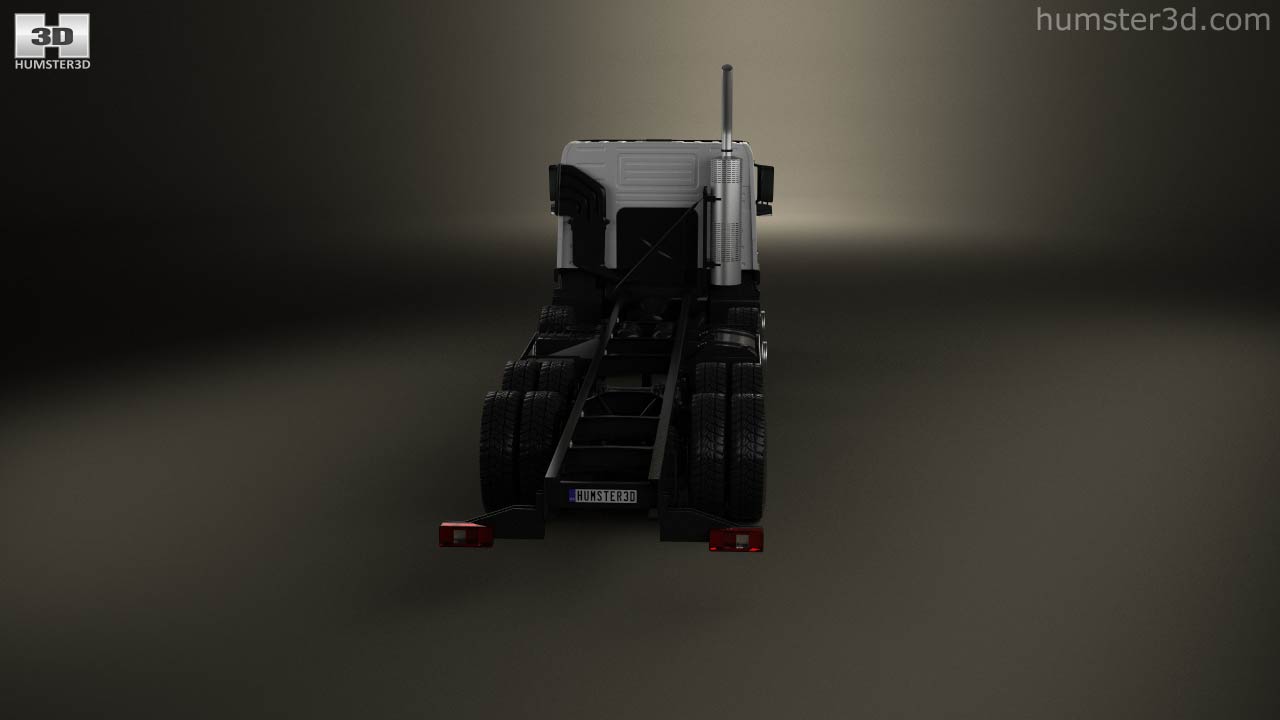 360 view of Volvo FM Chassis Truck 4-axle 2015 3D model - 3DModels store
