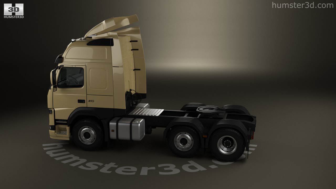 360 view of Volvo FM 460 Tractor Truck 2017 3D model - 3DModels store