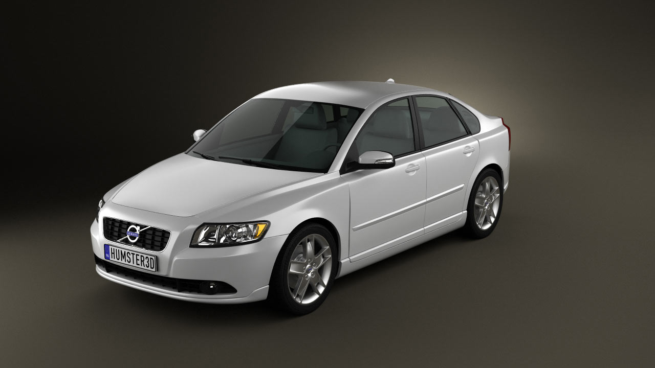 360 view of Volvo S40 2014 3D model - 3DModels store