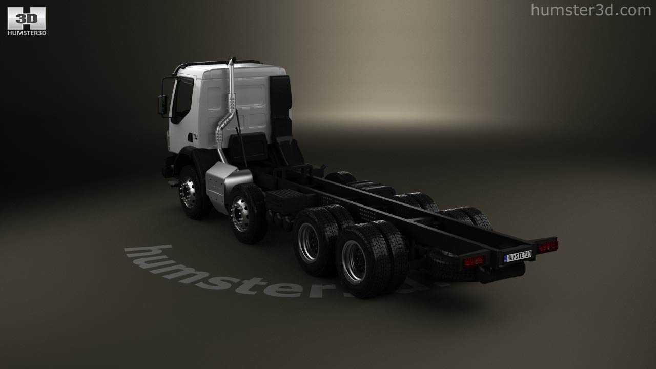 360 view of Volvo VM 270 Chassis Truck 4-axle 2017 3D model - 3DModels ...