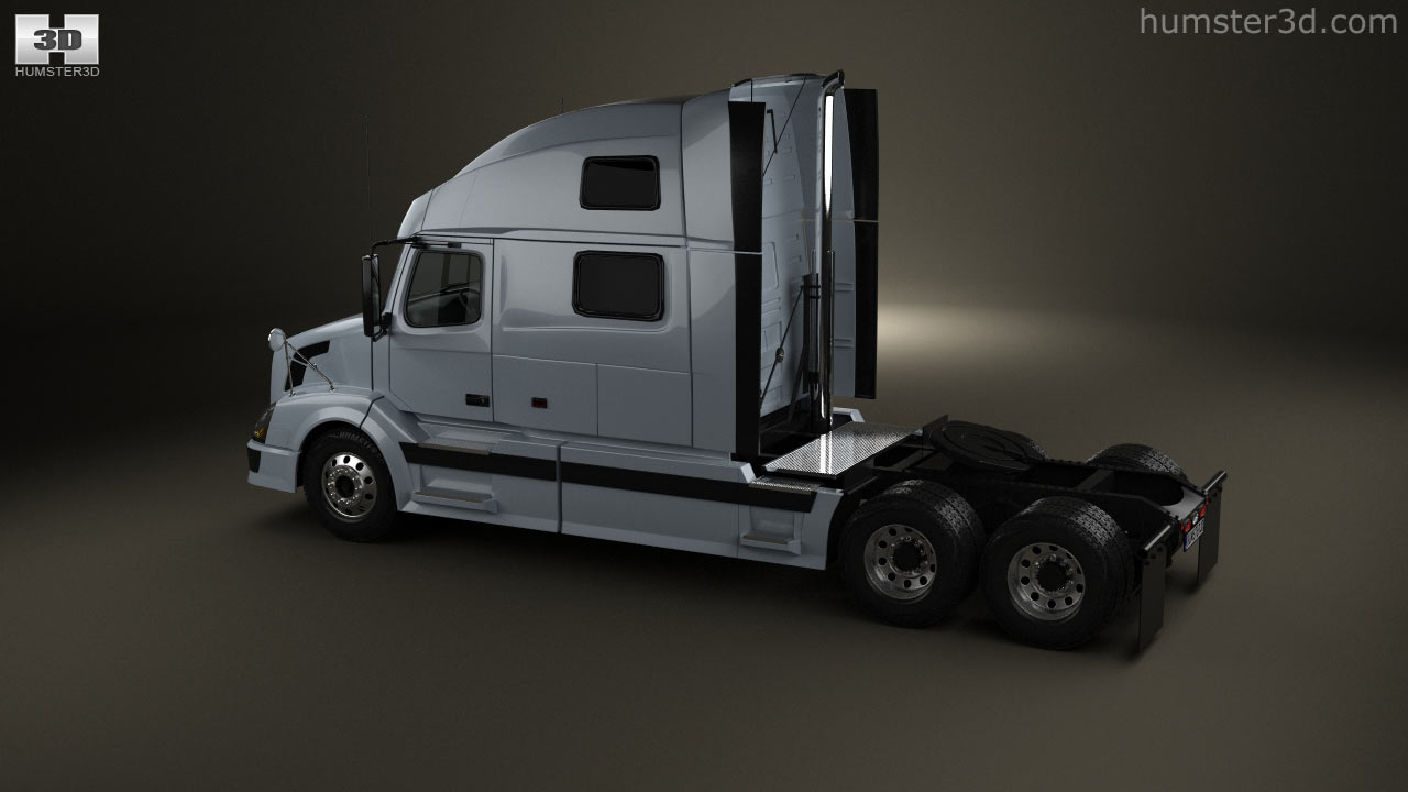 360 view of Volvo VNL Tractor Truck 2014 3D model - 3DModels store