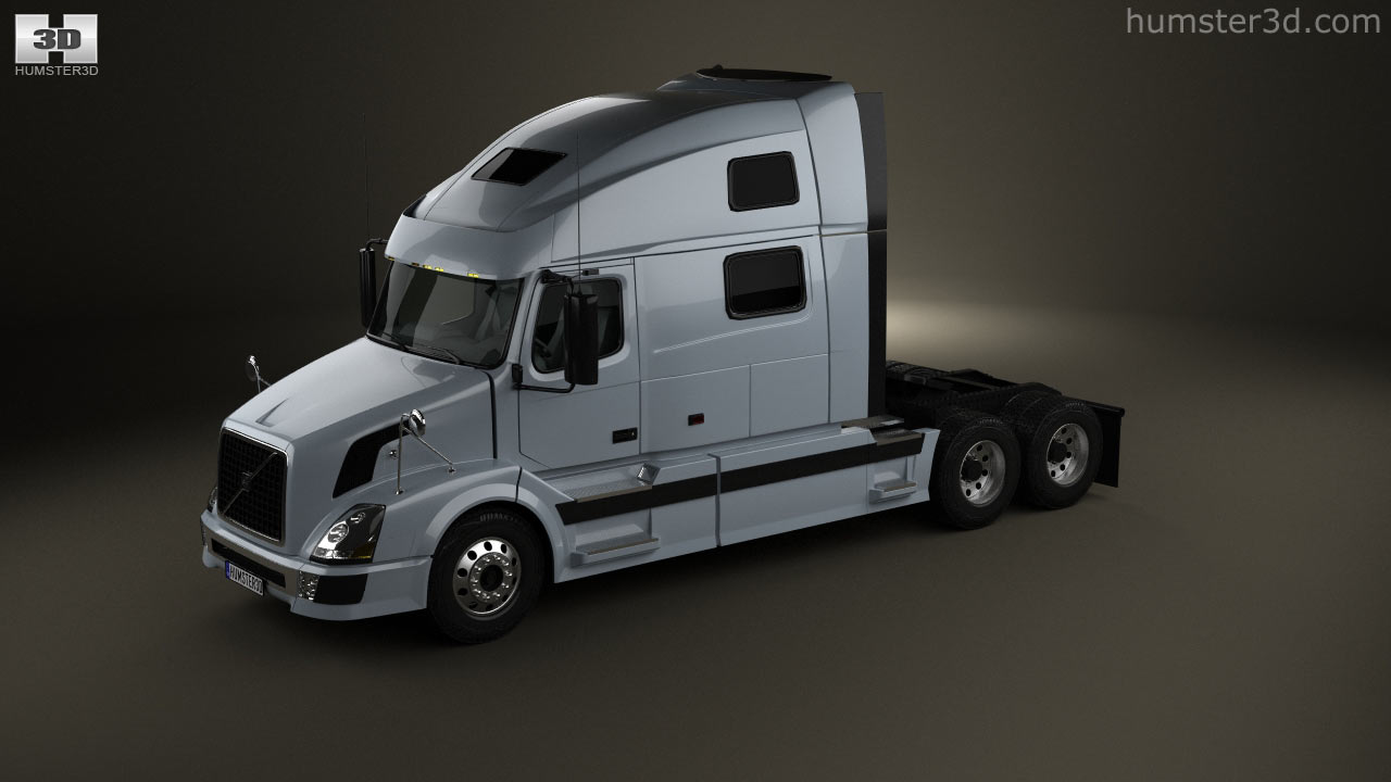 360 view of Volvo VNL Tractor Truck 2014 3D model - 3DModels store