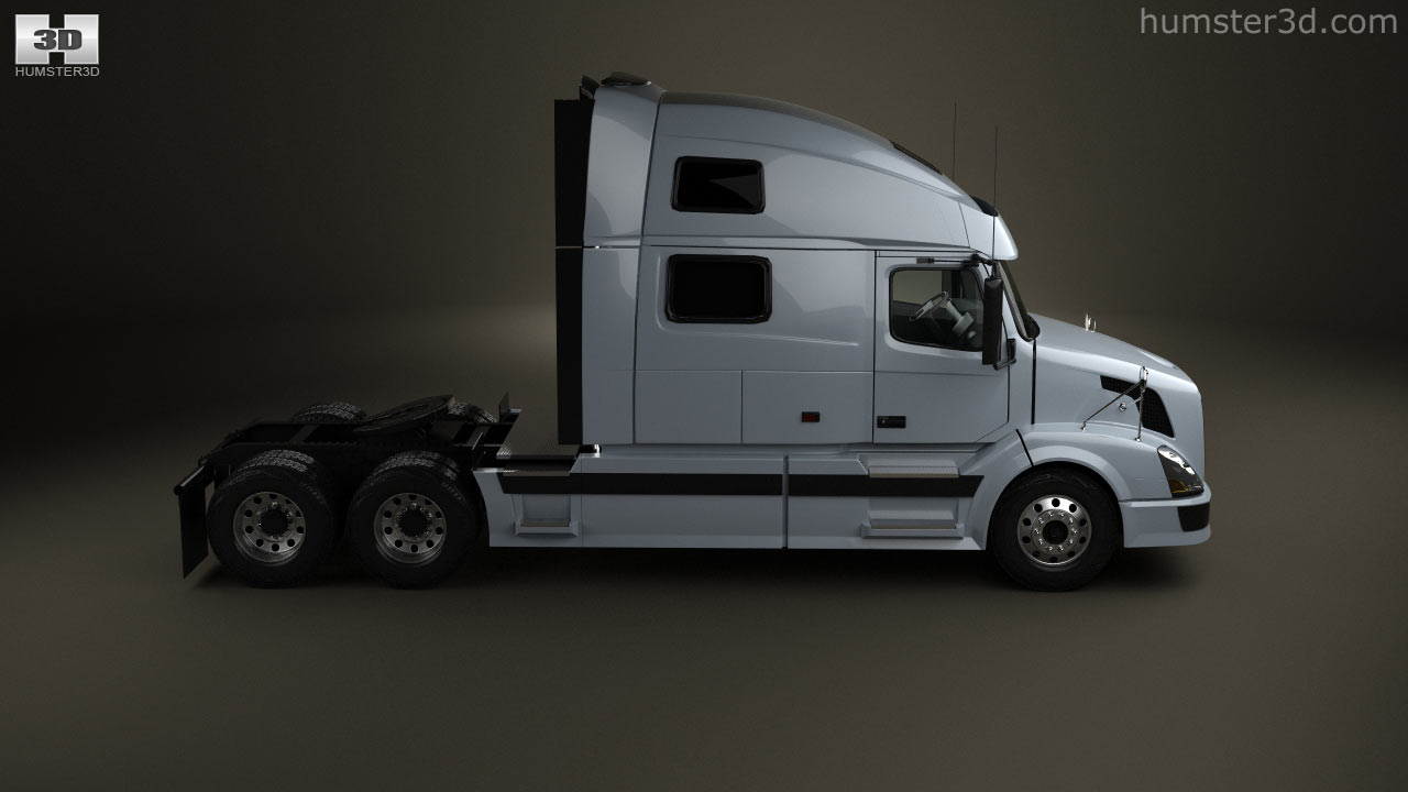 360 view of Volvo VNL Tractor Truck 2014 3D model - 3DModels store