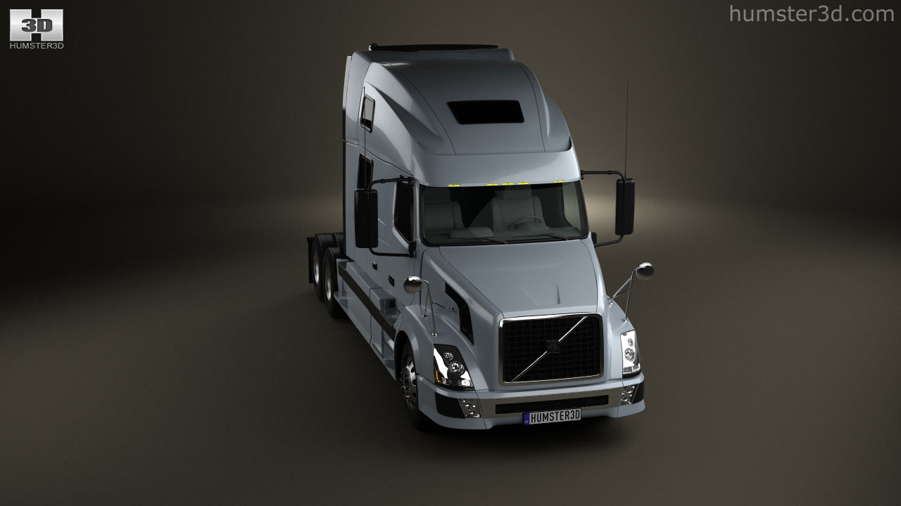 360 view of Volvo VNL Tractor Truck 2014 3D model - 3DModels store
