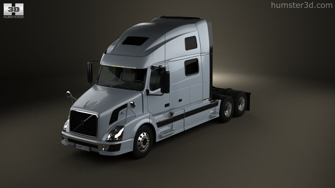 360 view of Volvo VNL Tractor Truck 2014 3D model - 3DModels store