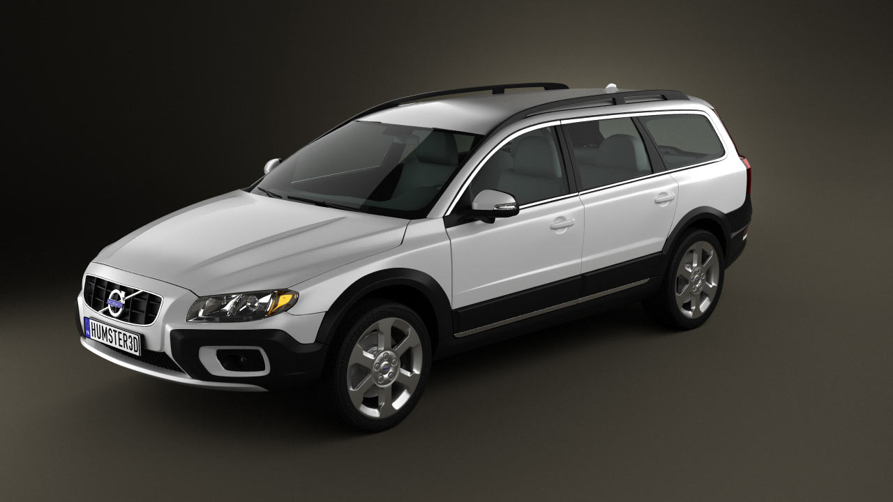 360 view of Volvo XC70 2014 3D model - 3DModels store