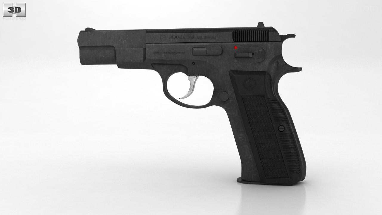 360 view of CZ 75 3D model - 3DModels store