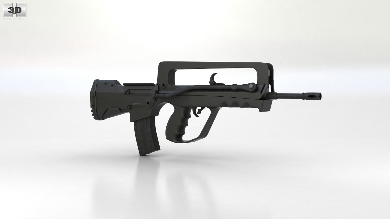 360 view of FAMAS G2 3D model - 3DModels store