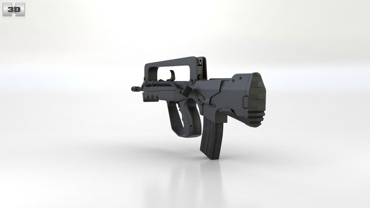 360 view of FAMAS G2 3D model - 3DModels store