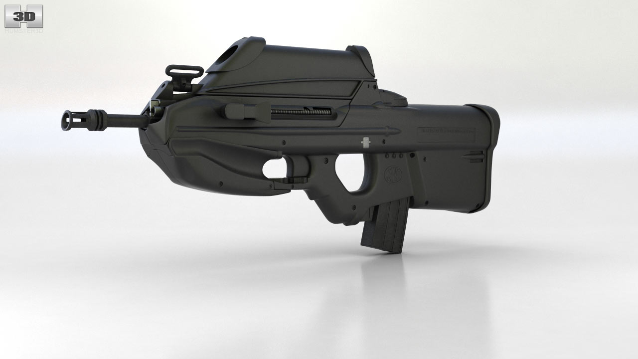 360 view of FN F2000 3D model - 3DModels store