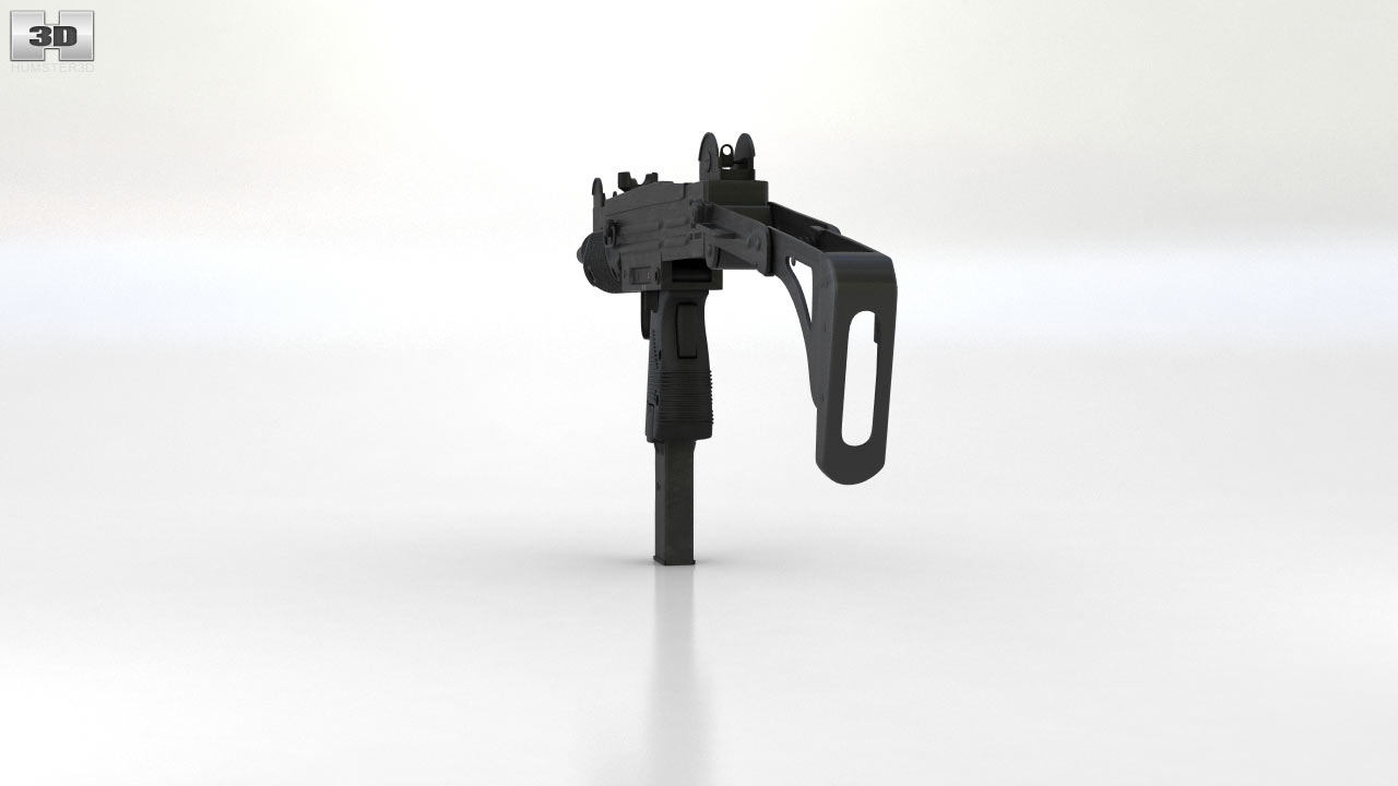 360 view of IMI Uzi 3D model - 3DModels store