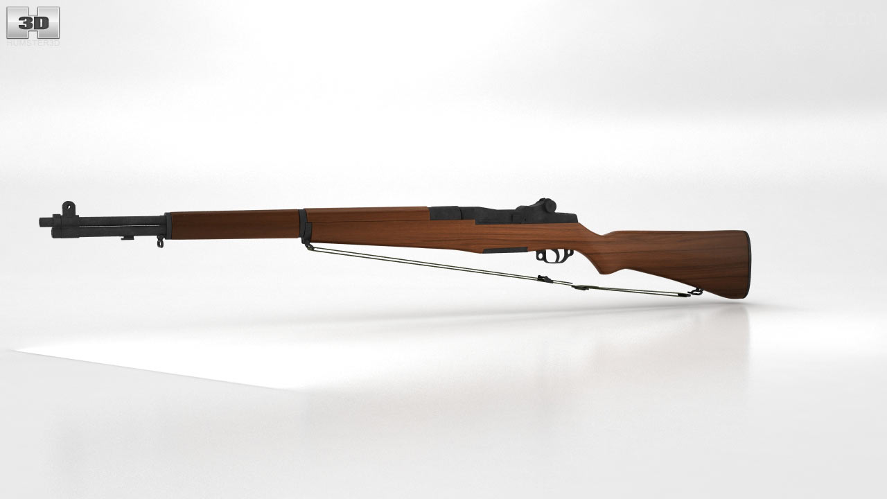 360 view of M1 Garand 3D model - 3DModels store