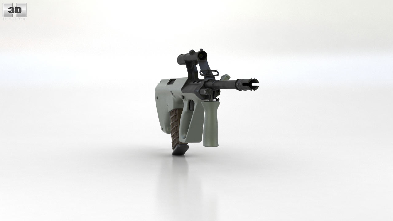 360 view of Steyr AUG A1 3D model - 3DModels store