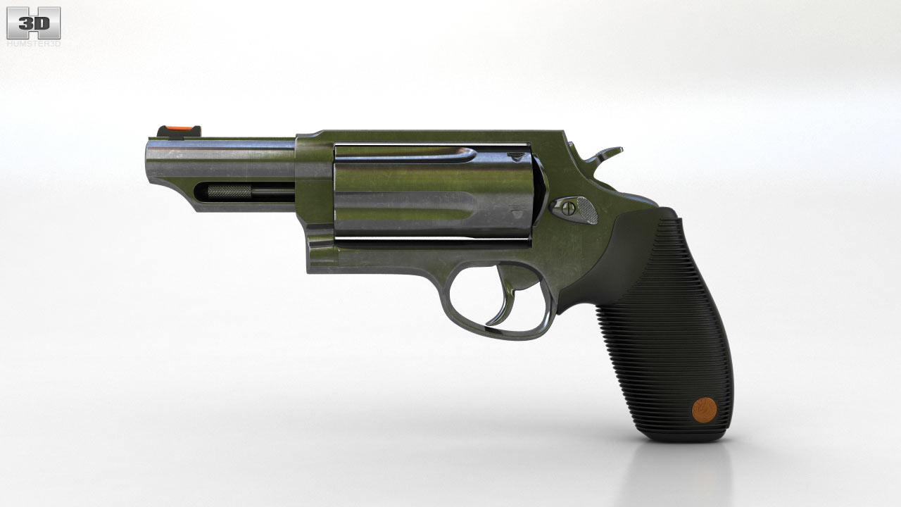 360 view of Taurus Judge Magnum 3D model - 3DModels store