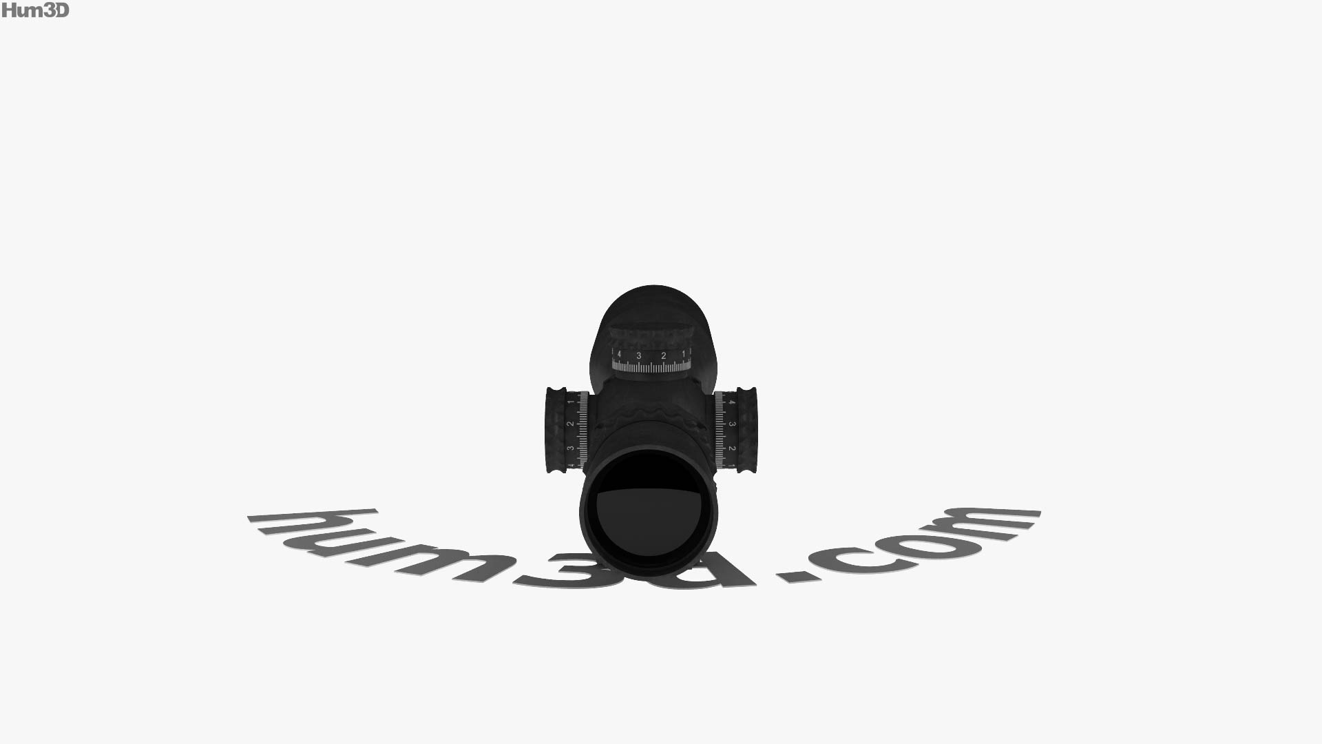 360 view of Telescopic Sight 3D model - 3DModels store