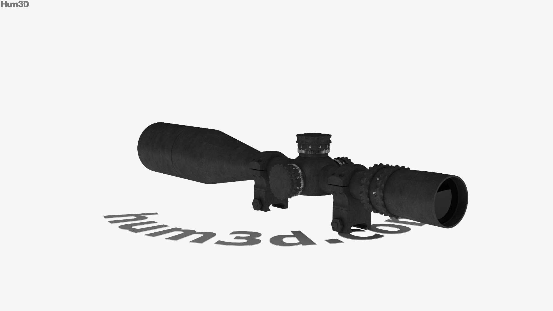 360 view of Telescopic Sight 3D model - 3DModels store