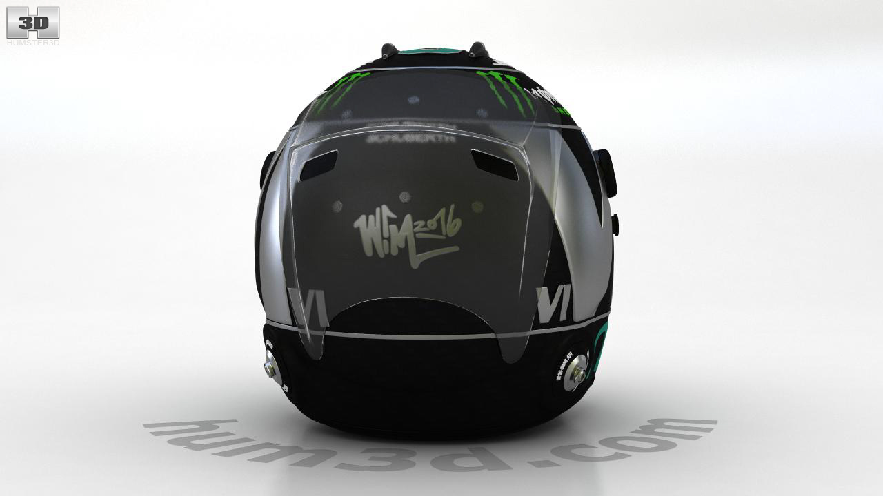 360 view of F1 Helmet 3D model - 3DModels store