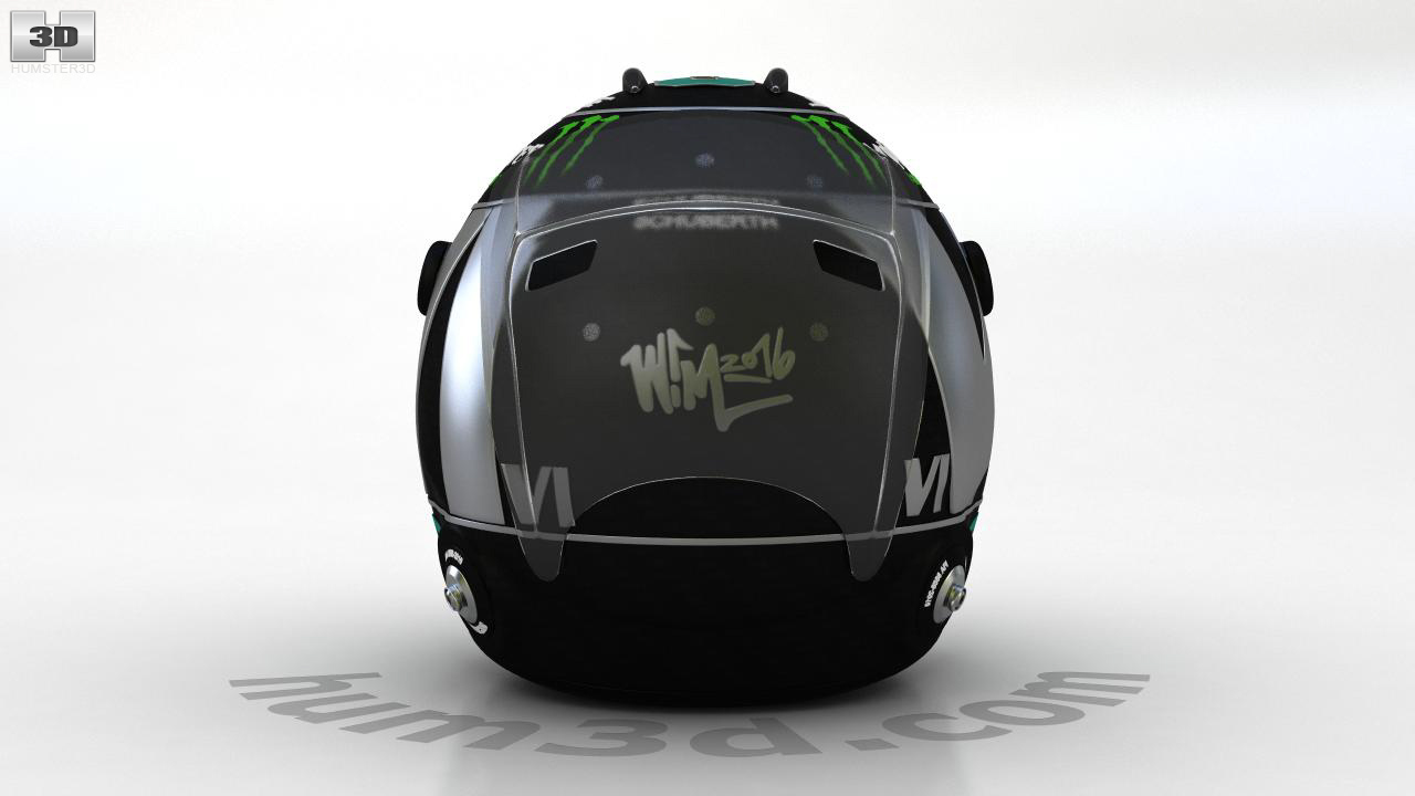 360 view of F1 Helmet 3D model - 3DModels store