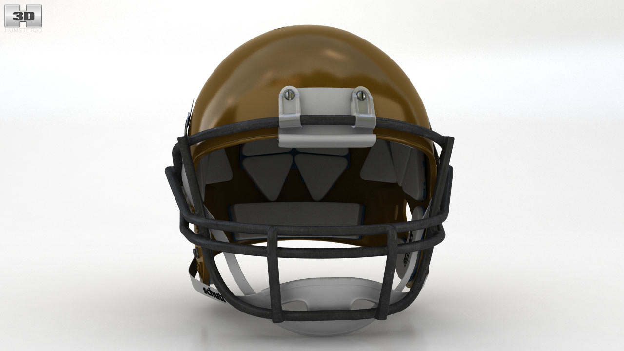 360 view of Football Helmet 3D model - 3DModels store