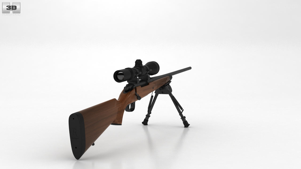 360 view of Remington Model 700 3D model - 3DModels store
