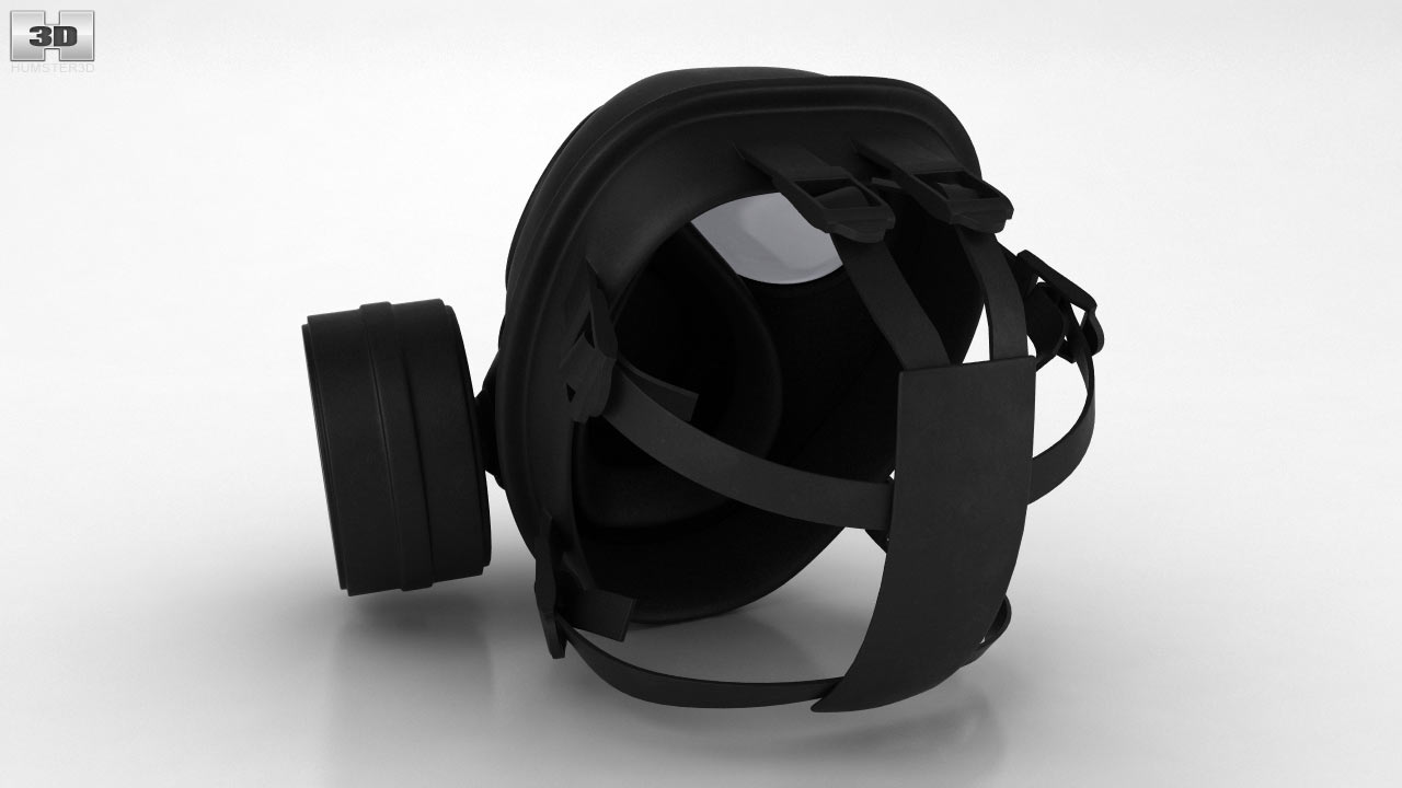 360 view of SWAT Gas Mask 3D model - 3DModels store