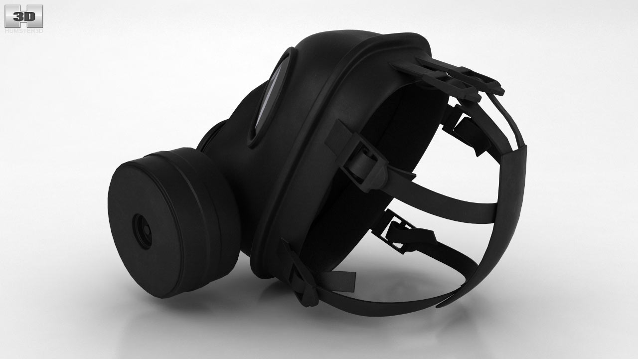 360 view of SWAT Gas Mask 3D model - 3DModels store