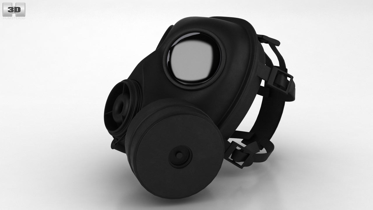 360 view of SWAT Gas Mask 3D model - 3DModels store