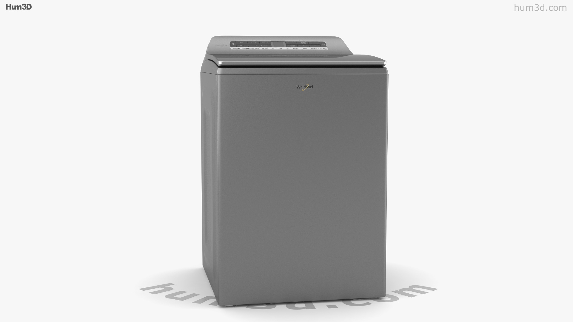 360 view of Whirlpool Topload Washing Machine 3D model - 3DModels store