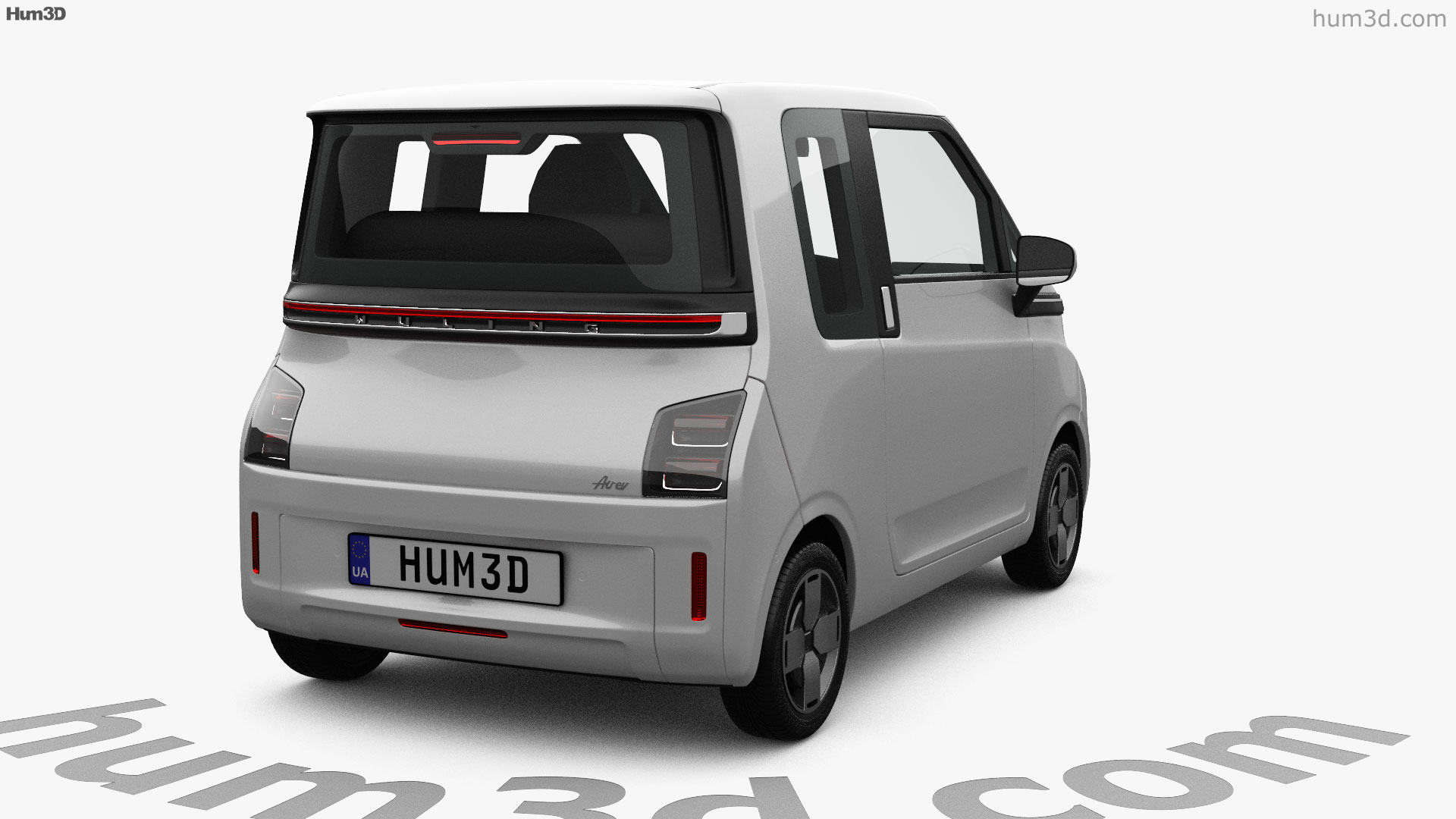 360 view of Wuling Air EV 2024 3D model - 3DModels store