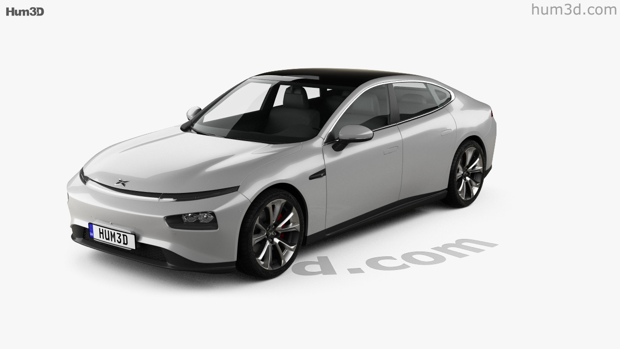 360 view of Xpeng P7 2020 3D model - 3DModels store