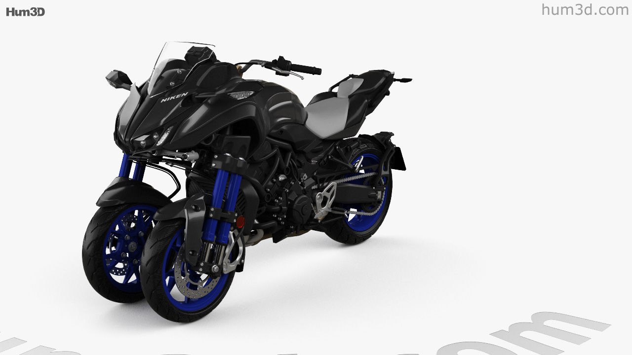 360 view of Yamaha Niken 2018 3D model - 3DModels store