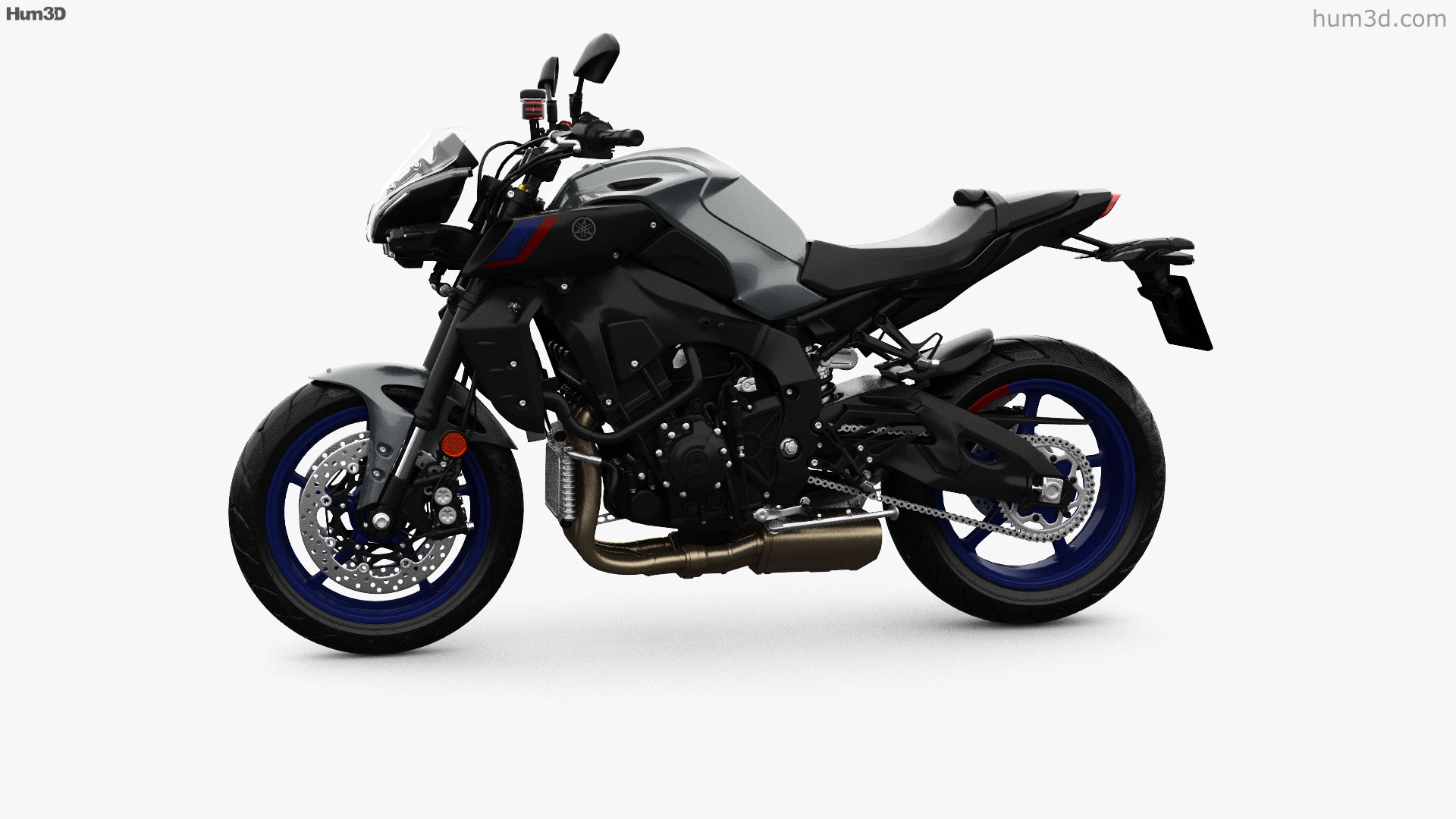 360 View Of Yamaha MT 10 2024 3D Model 3DModels Store
