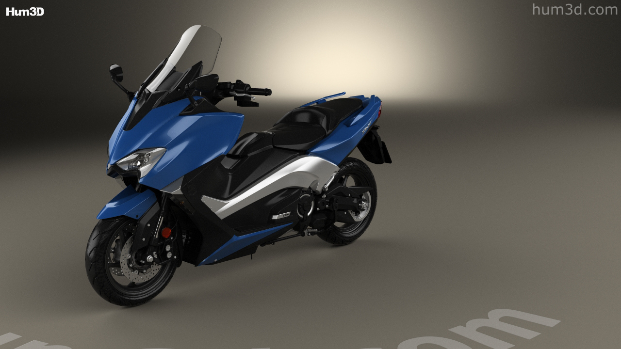 360 view of Yamaha TMAX 2017 3D model - 3DModels store