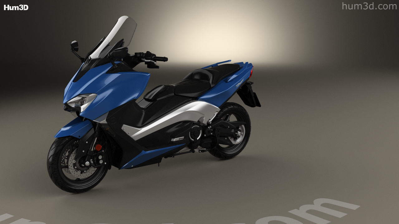360 view of Yamaha TMAX 2017 3D model - 3DModels store