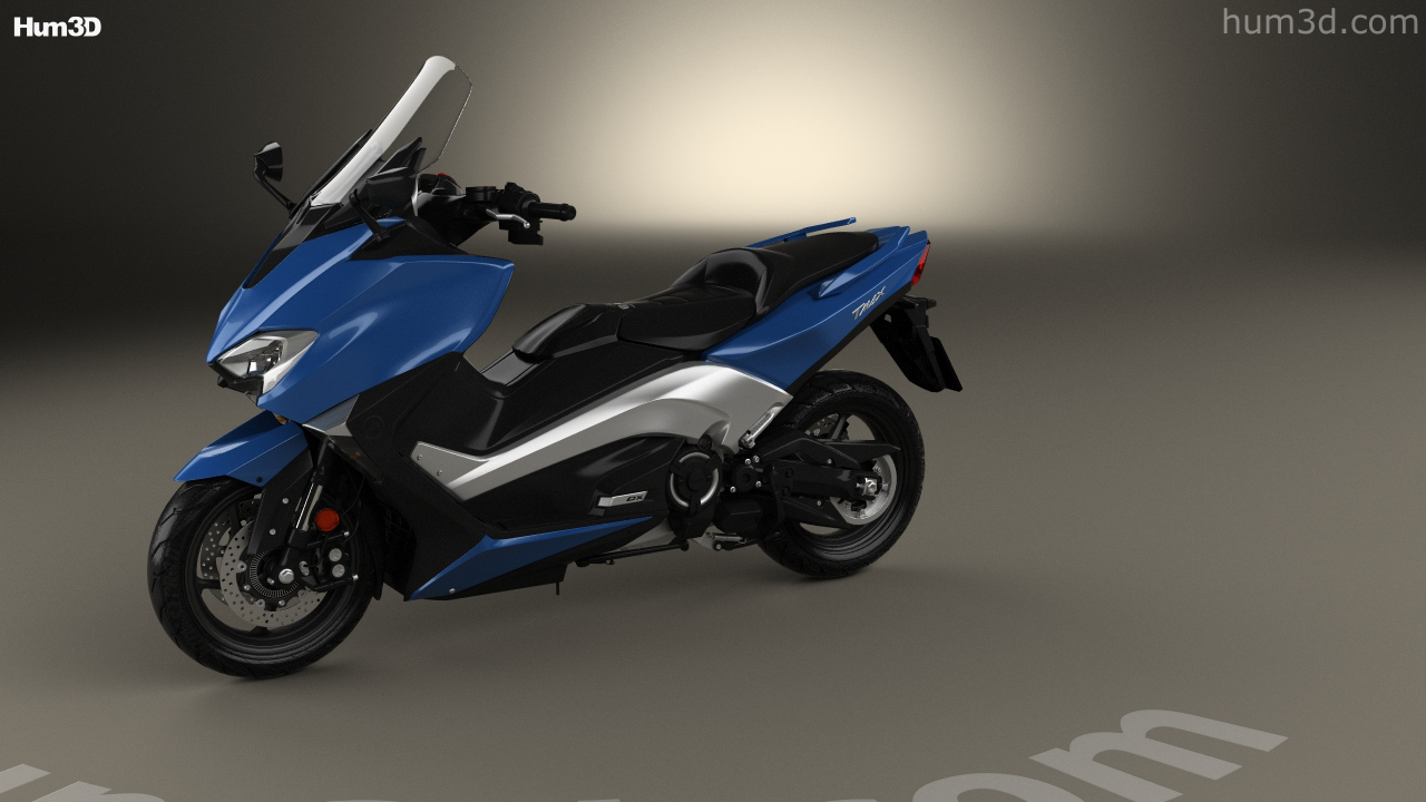 360 view of Yamaha TMAX 2017 3D model - 3DModels store