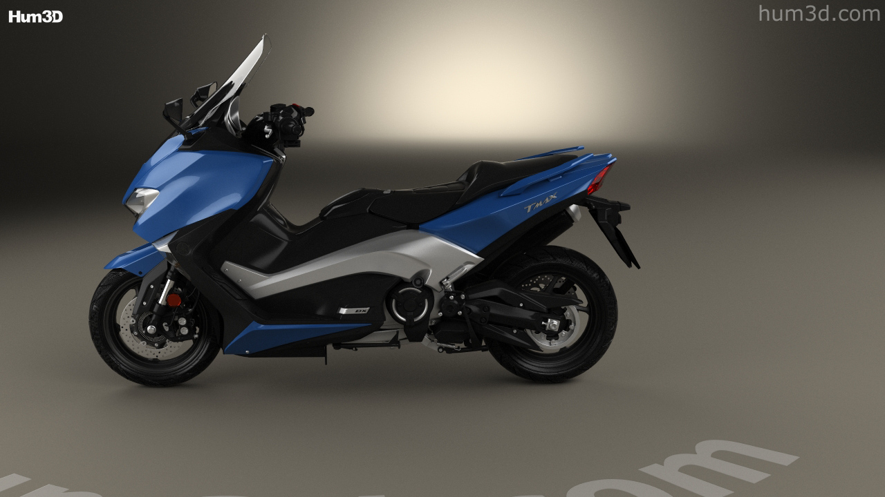 360 view of Yamaha TMAX 2017 3D model - 3DModels store