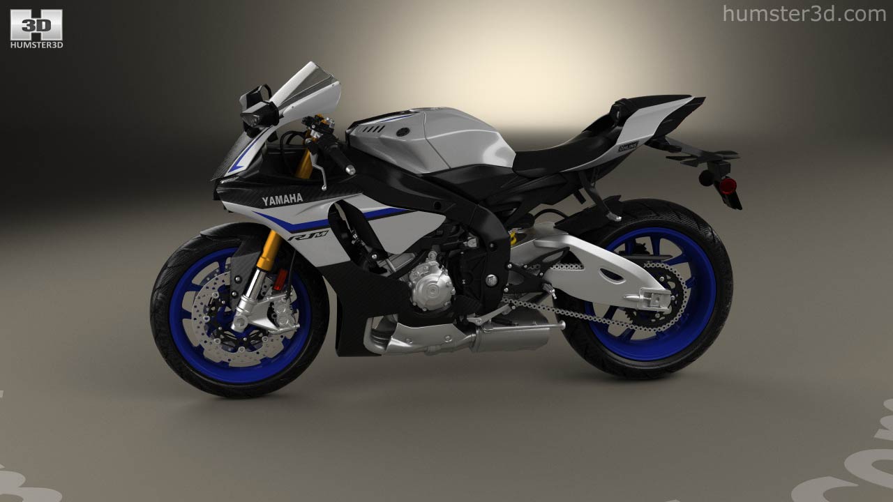 360 view of Yamaha YZF-R1M 2015 3D model - 3DModels store