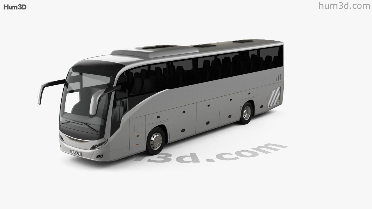360 view of Yutong T12 2017 3D model - 3DModels store