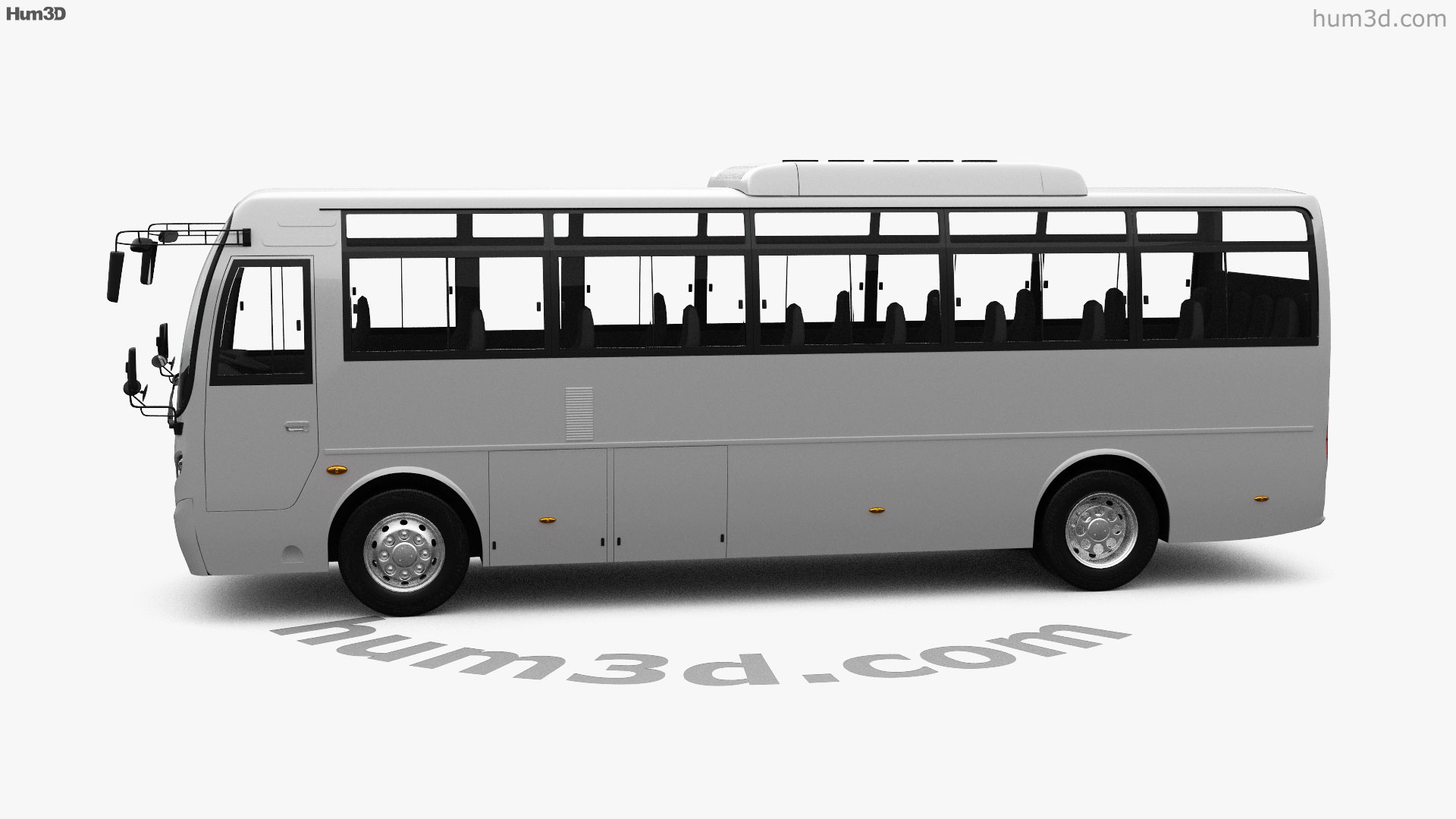 360 view of Yutong ZK5110XLH Bus 2024 3D model - 3DModels store