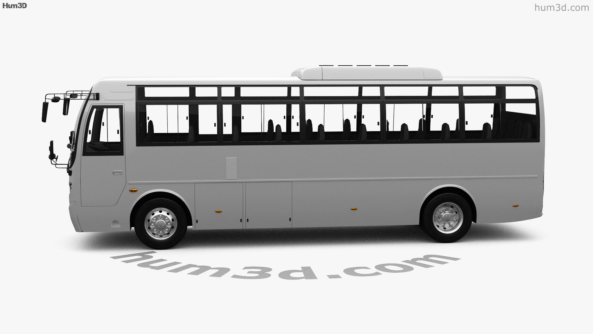 360 view of Yutong ZK5110XLH Bus 2024 3D model - 3DModels store
