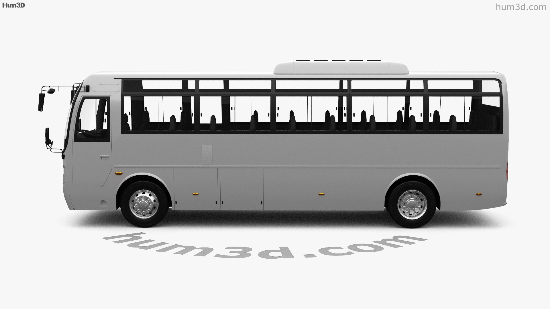 360 view of Yutong ZK5110XLH Bus 2024 3D model - 3DModels store